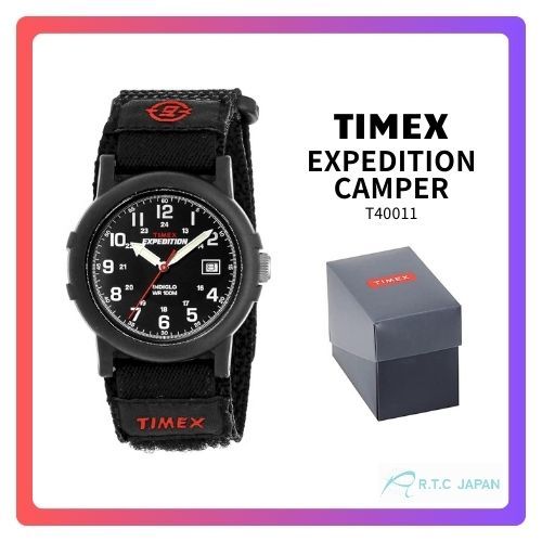 TIMEX Expedition Camper T40011 Men's Watch Black 38mm Brass, Nylon ...