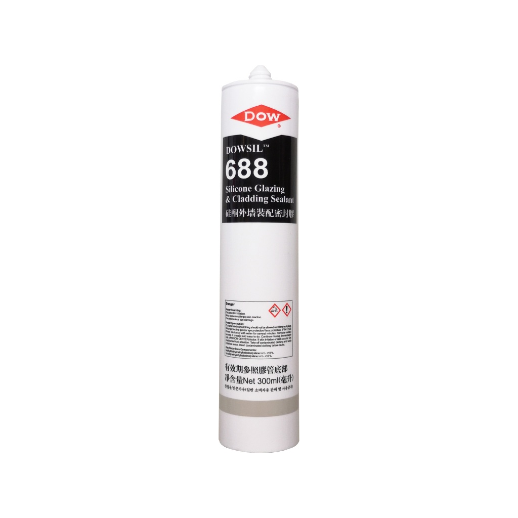 Dow DOWSIL™ 688 Glazing and Cladding Neutral Cure Silicone Sealant 300ml | Shopee Singapore