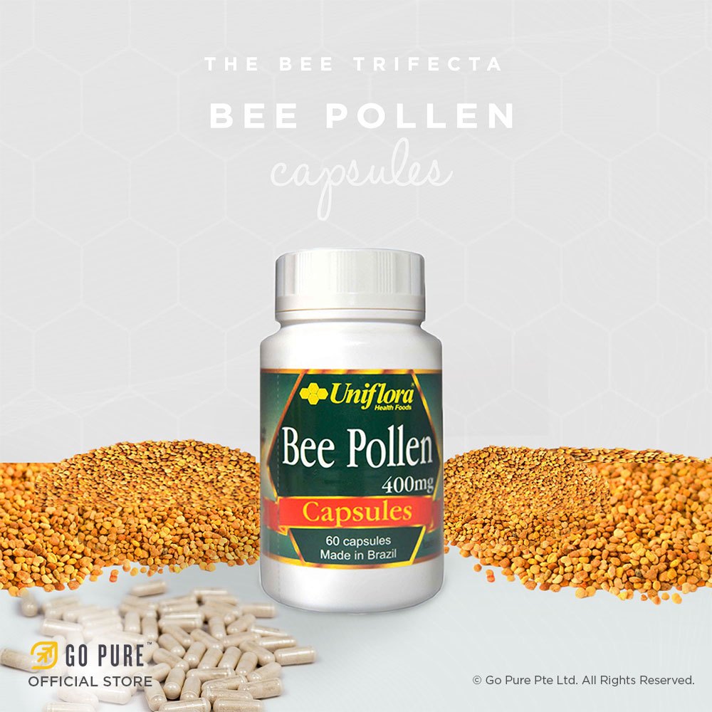 Uniflora® Bee Pollen Capsules 400mg (60 capsules) | Shopee Singapore