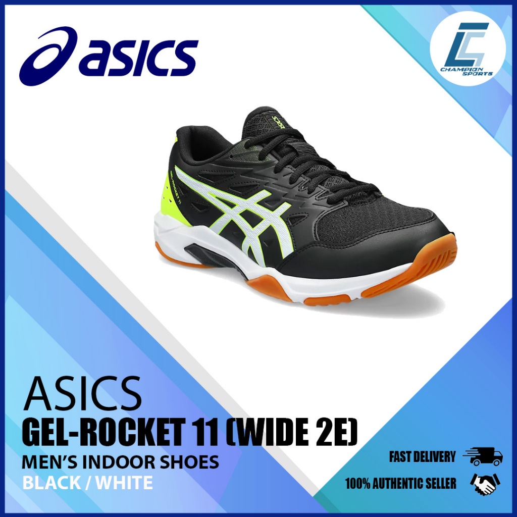 Asics Men's Gel-Rocket 11 Wide (2E) Indoor Shoe (1071A094-001) (GG3/RO) | Shopee Singapore