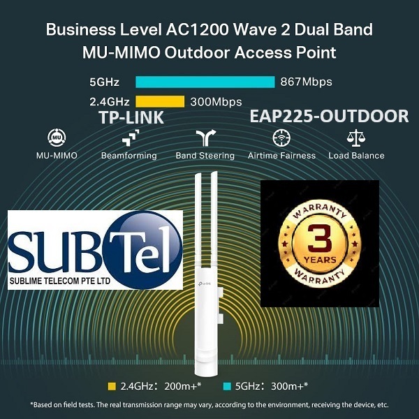 EAP225-Outdoor TP-Link | Omada AC1200 Wireless MU-MIMO WiFi AP Gigabit ...
