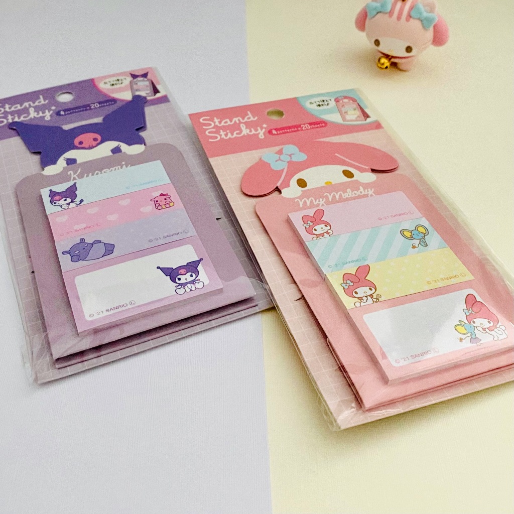 [Authentic🇯🇵] Sanrio Stand Sticky Post-it 💕Melody💕Kuromi💕Crayon-Shin ...