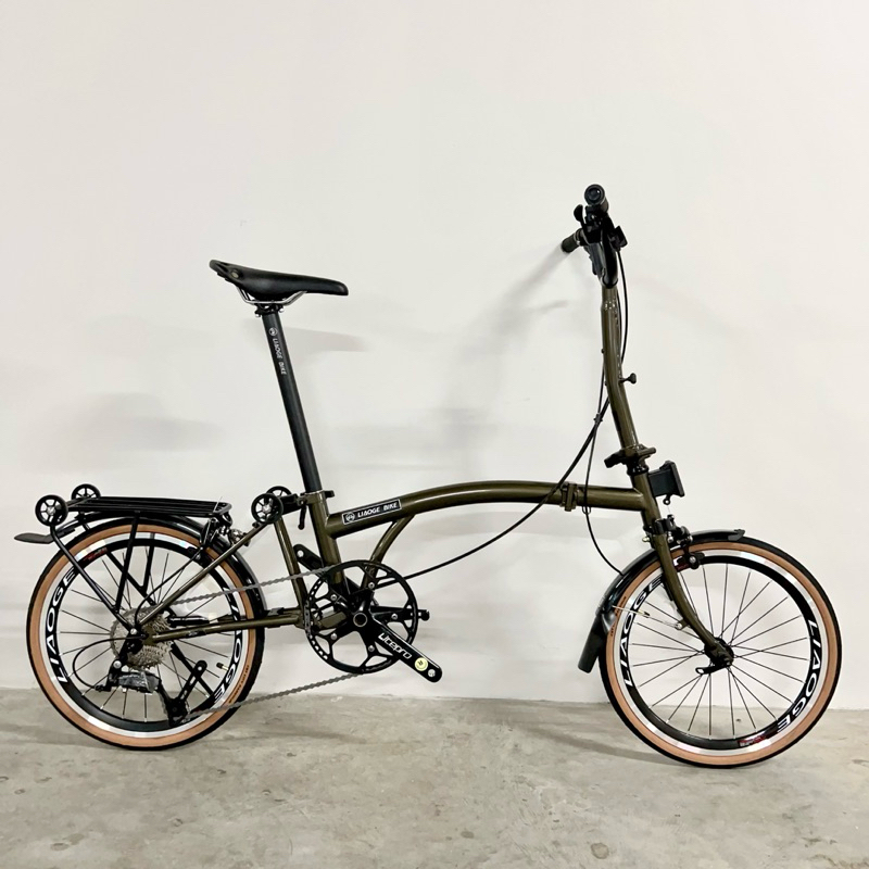 Liaoge888 trifold bike LATEST version 20 inch wheels 9speed compact ...