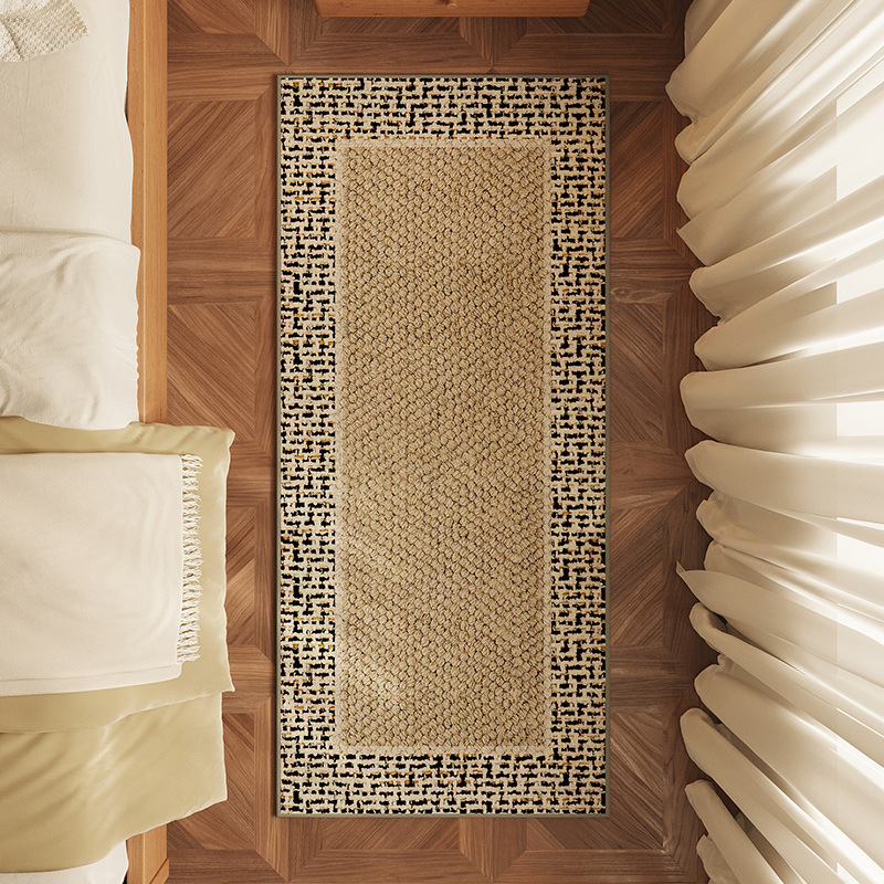 Anti-slip Belgian Bedside Carpet Living Room Floor Mat Premium Velvet ...