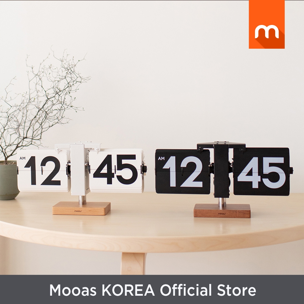 mooas Flip Desk Clock Big / flip clock / interior clock for Home living ...