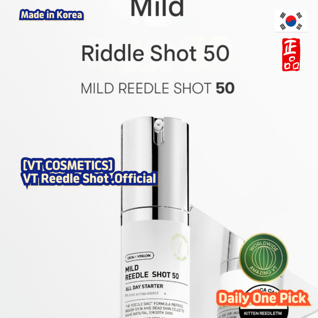 VT COSMETICS VT Reedle Shot 100/300 50ml skin starter, skin absorption improvement | Shopee ...
