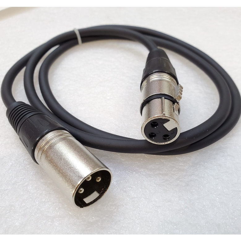 DX XLR 3-Pin Male to XLR 3-Pin Female Cable | 1 Meter Balanced ...