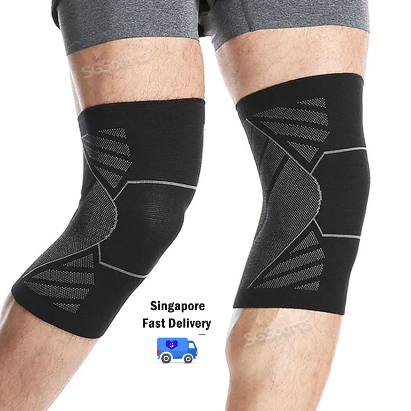 Compression Sleeve Knee Brace Joint Stabilizer for Meniscus Tear ACL ...