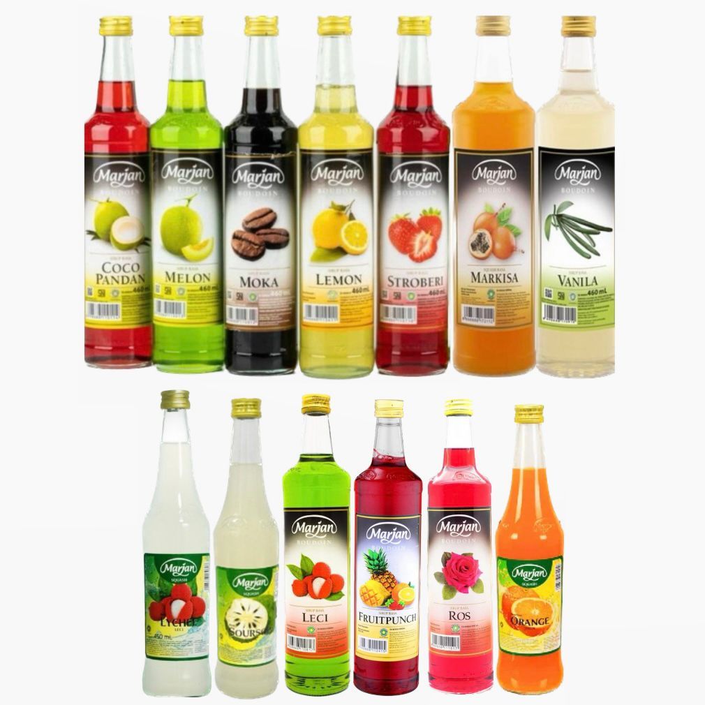 MARJAN SYRUP ASSORTED FLAVOURS AVAILABLE | Shopee Singapore