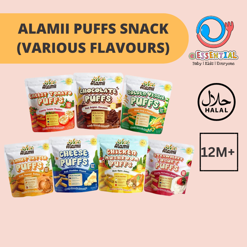 ALAMII HEALTHY BAKED PUFFS / KIDS HEALTHY SNACK / HALAL SNACK / LUNCH ...