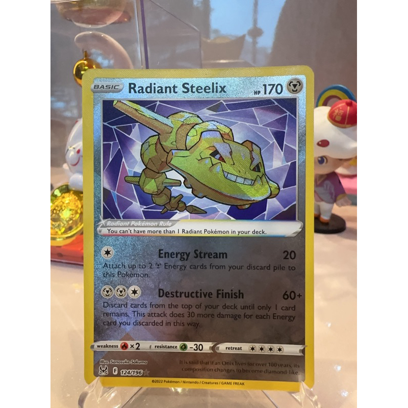 Pokemon radiant steelix lost origin card | Shopee Singapore