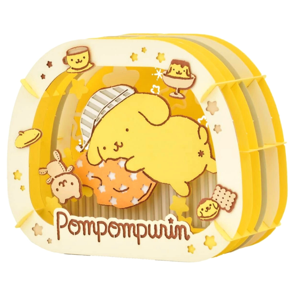 Sanrio Characters Paper Theatre - Nemu Pudding Pompompurin PT-304 READY ...