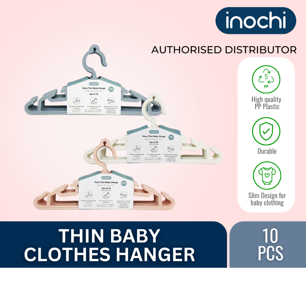 Inochi Hara Thin Baby Hanger / Children Clothes Hanger / Infant and ...