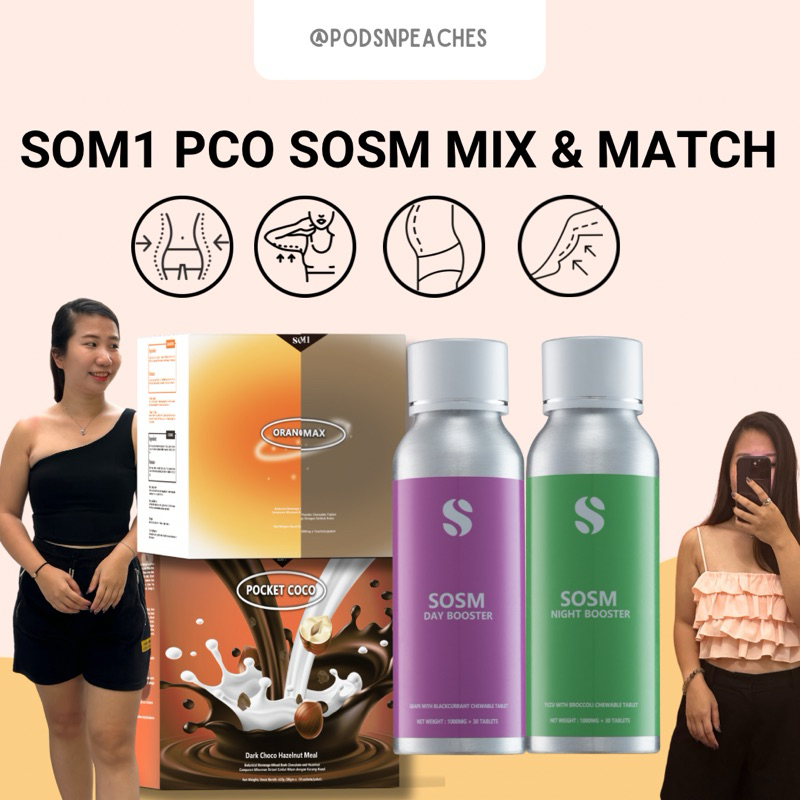 SG OFFICIAL🇸🇬 INSTOCKS SOM1 SOSM SLIMMING RANGE | MEAL REPLACEMENT ...