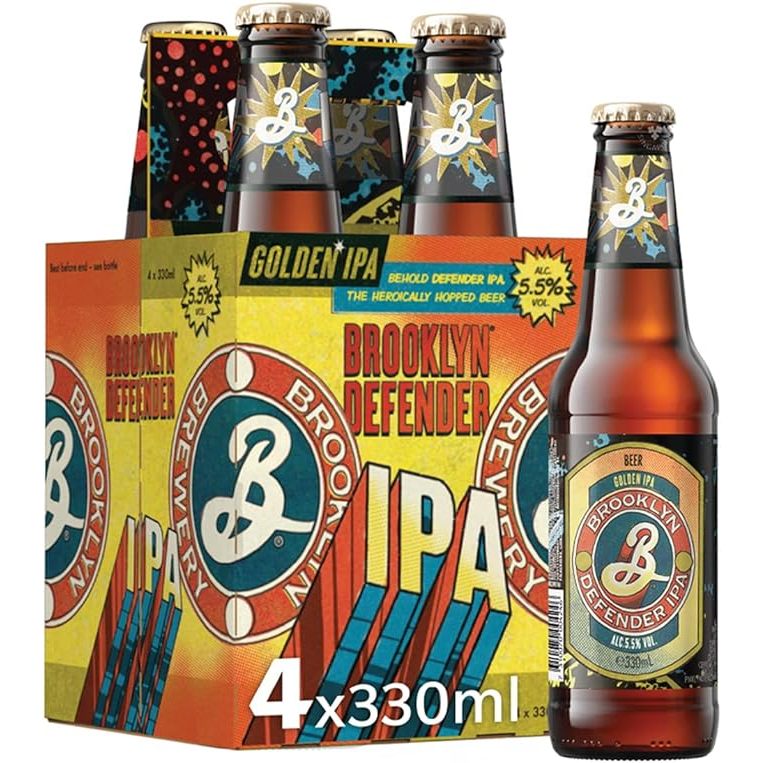 Brooklyn Brewery Defender IPA Craft Beer (4 x 330ml) | Shopee Singapore