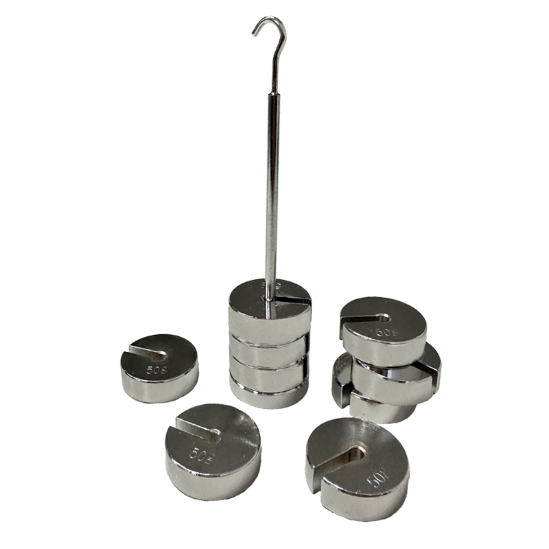 Learningstore B862 Slotted Weight 500g with Hanger and Case | Metal ...