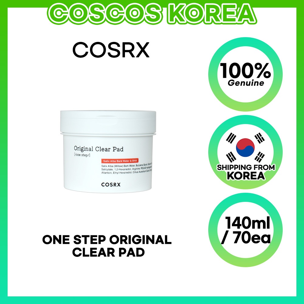 COSRX One Step Original Clear Pad 140ml / 70ea / Moisture (moisture ...