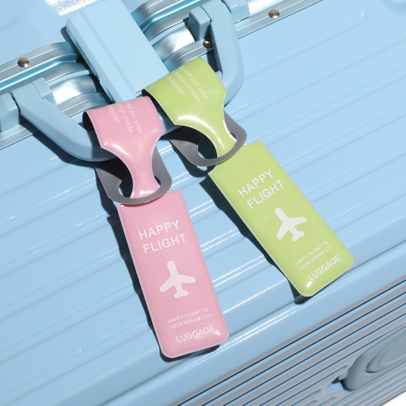 [SG Ready Stock] PVC Rectangular Luggage Tag | Baggage Tag | Shopee ...