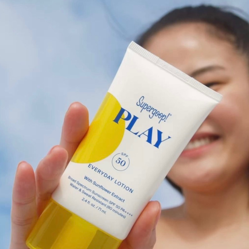 30ml/71ml/162ml Supergoop PLAY Everyday Lotion SPF 50 PA++++ Sunscreen ...