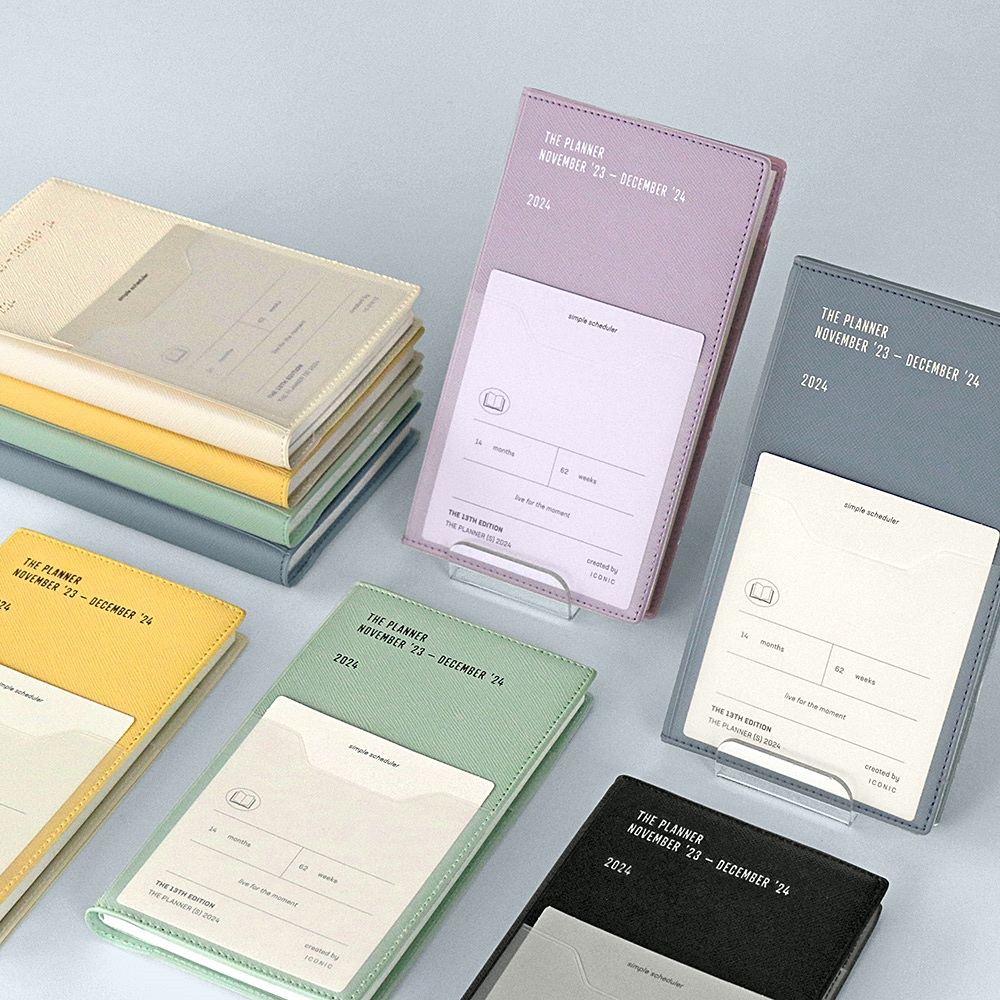 KOREAN ICN 2024 THE PLANNER S / MONTHLY+WEEKLY+NOTE - diary personal ...