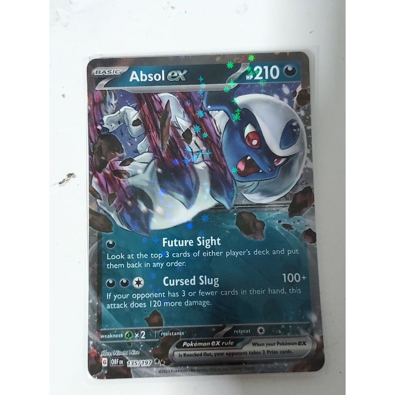 Pokemon absol ex obsidian flame card | Shopee Singapore
