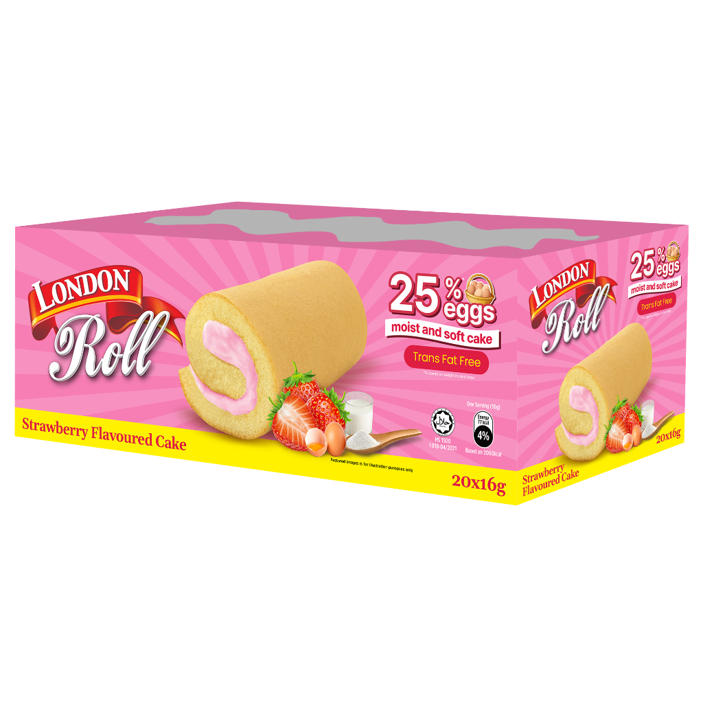 London Rolls Strawberry 20S | Shopee Singapore