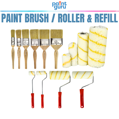 JI Painting Paint Brush Roller & Refill [Bundle Deals] | Shopee Singapore