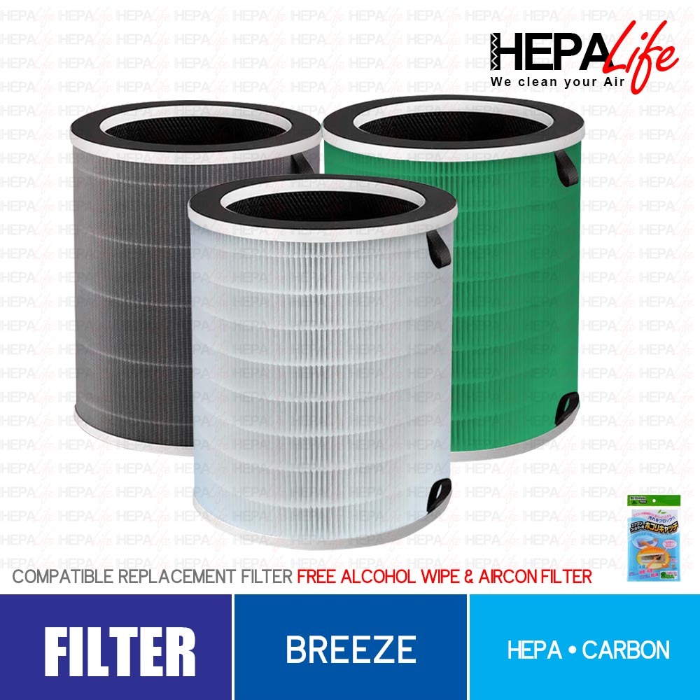 Breeze Compatible 3-in-1 HEPA H13 filter | Shopee Singapore