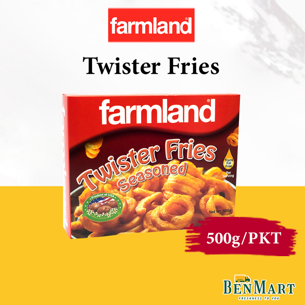 [BenMart Frozen] Farmland Premium Twister Fries 500g - Halal | Shopee ...