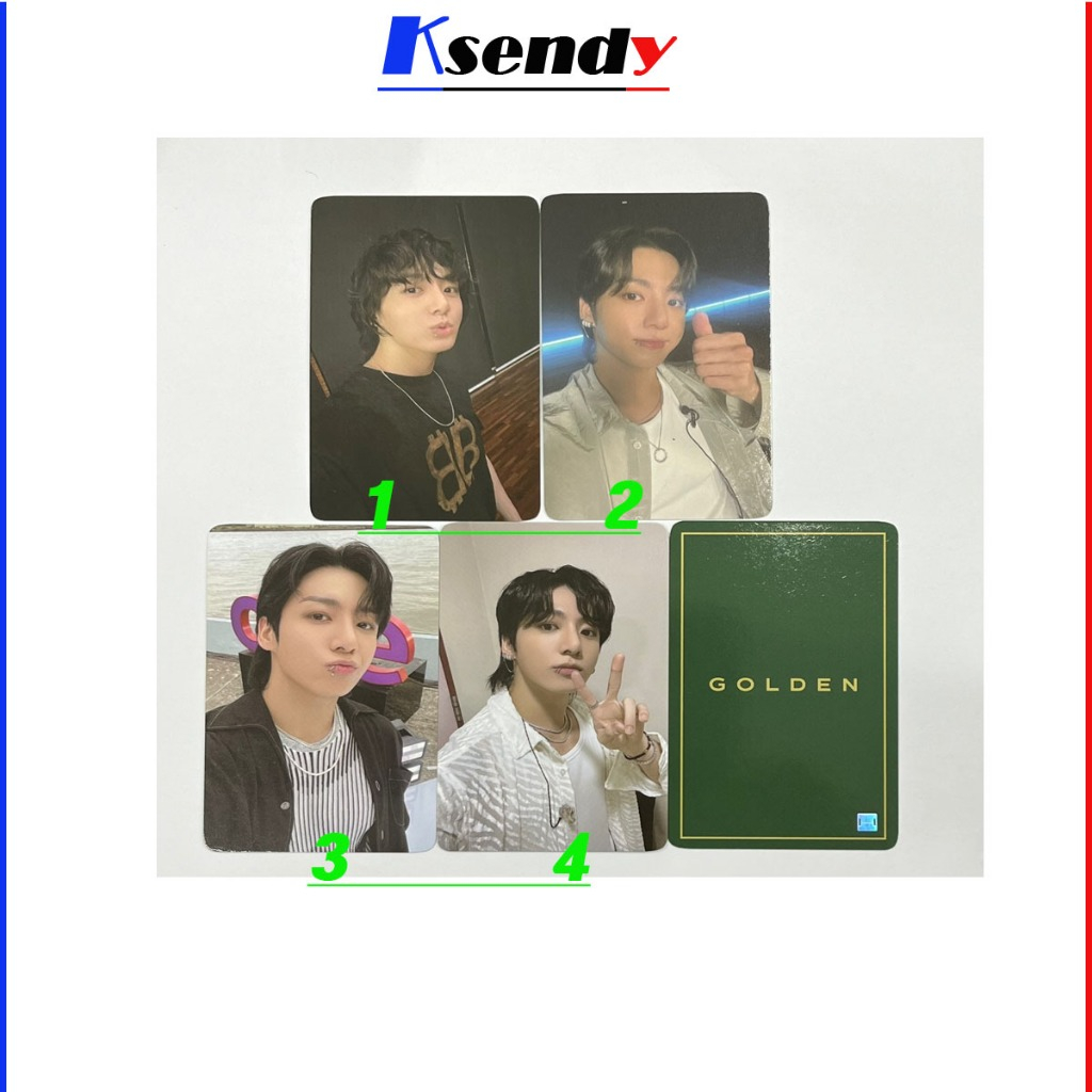 JUNG KOOK - GOLDEN LUCKY DRAW CARD (SOUND WAVE) | Shopee Singapore