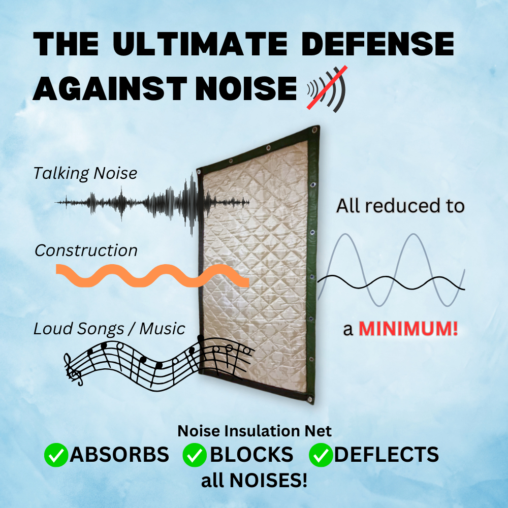Best Soundproof Noise Blanket, Original Noise Insulation Net by Union ...