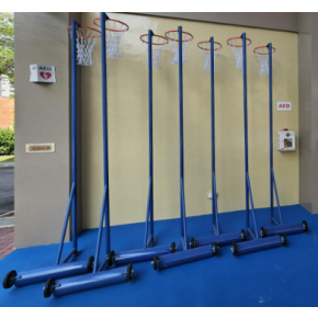 (SG Stock) Movable and Adjustable Netball Pole, Netball Post, Netball ...