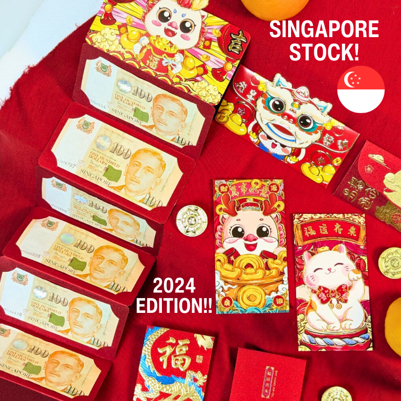 【SG STOCK】CNY Year Red Packet 2024 Chinese New Year Dragon Year Ang Bao ...