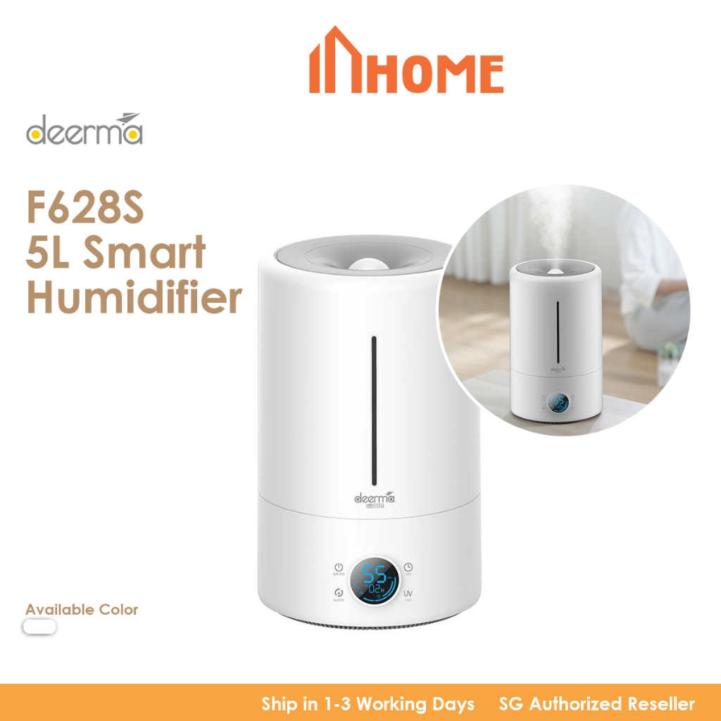 Deerma F628S Smart Humidifier 5L UV Lamp Sterilization 3 Gear 12H Timing Touch Display Low Noise ...