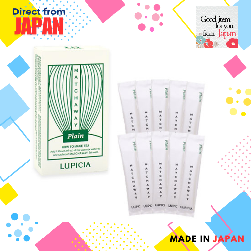 matcha powder LUPICIA MATCHAWAY , 3g sticks×10 packs , No added sugar ...