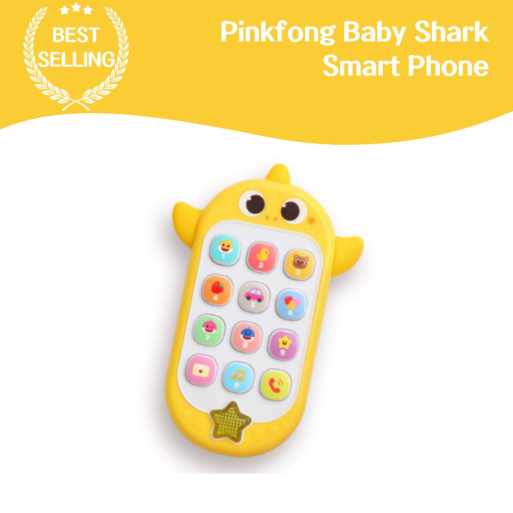 Pinkfong Baby Shark Smartphone Children's Play Devices, Interactive ...