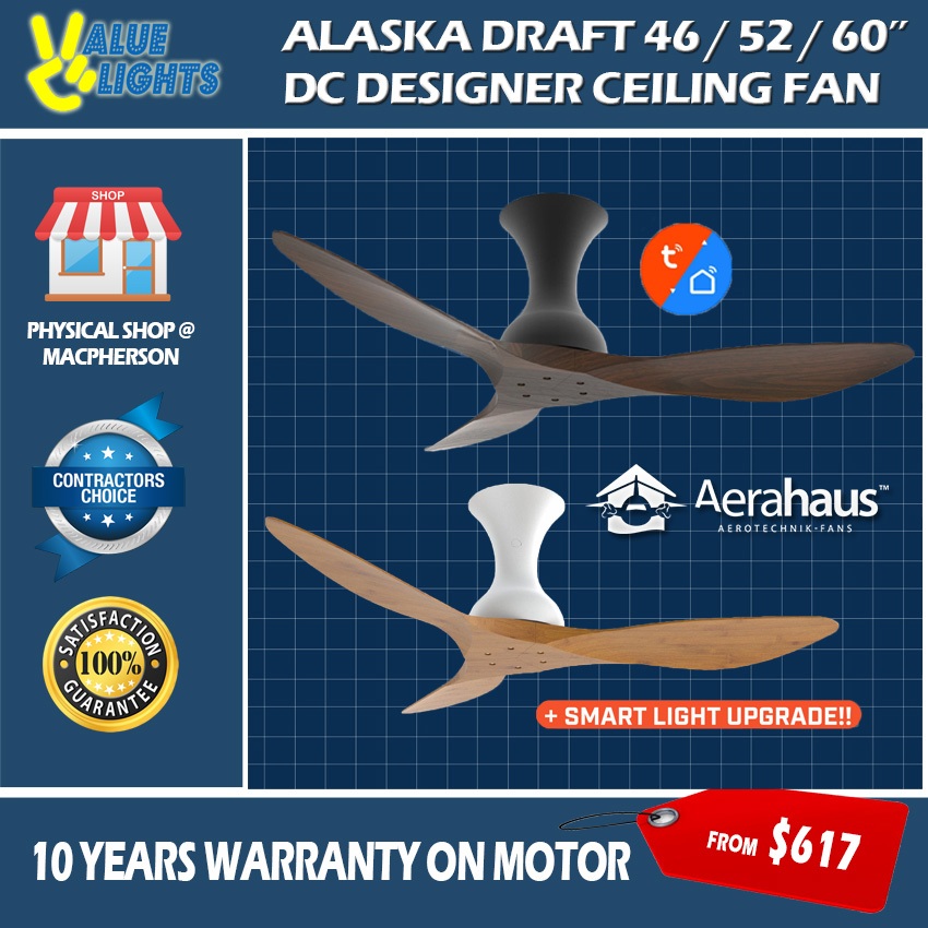[Climate Voucher] Alaska Aerahaus Draft DC Designer Smart Wifi Ceiling ...
