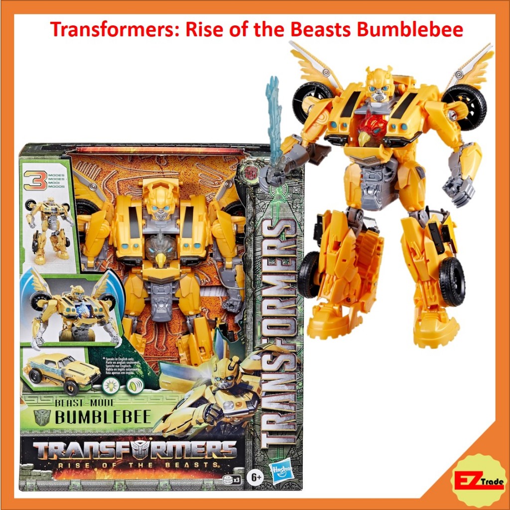 Hasbro Transformers: Rise of the Beasts Movie, Beast-Mode Bumblebee ...