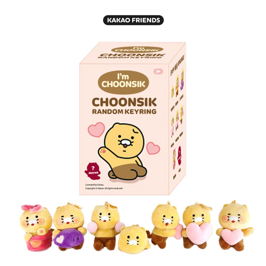 [KAKAO Friends] Korea Character Choonsik Plush Doll Keychain Blind Box ...