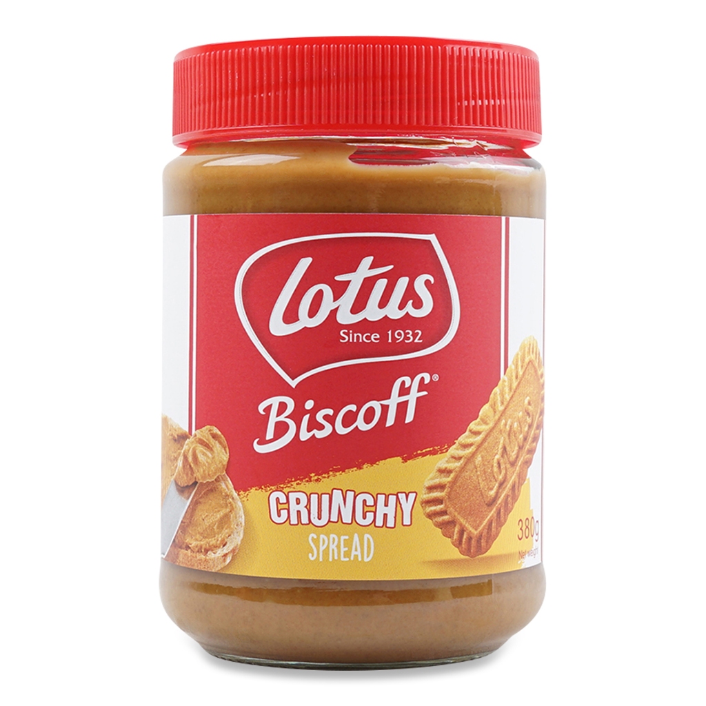 LOTUS Biscoff Crunchy Biscuit Spread 380g | Shopee Singapore