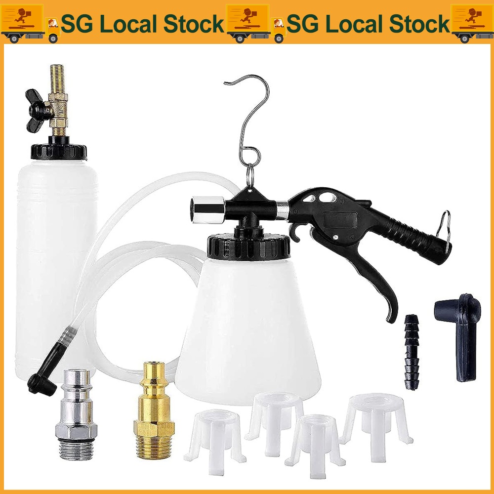 [SG Stock]Pneumatic Brake Fluid Bleeder Tool Kit 1l Brake Bleeding Kit ...