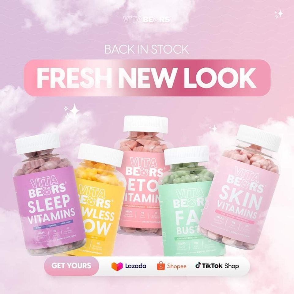 VITABEARS Vegan Supplement 60 Gummies VITA BEARS Halal Certified ...