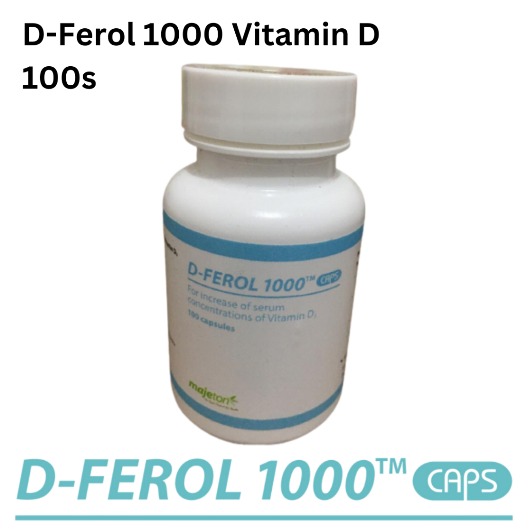 D-Ferol 1000 Capsule Tablet 100s Vitamin D, Dferol for Bone Health and ...