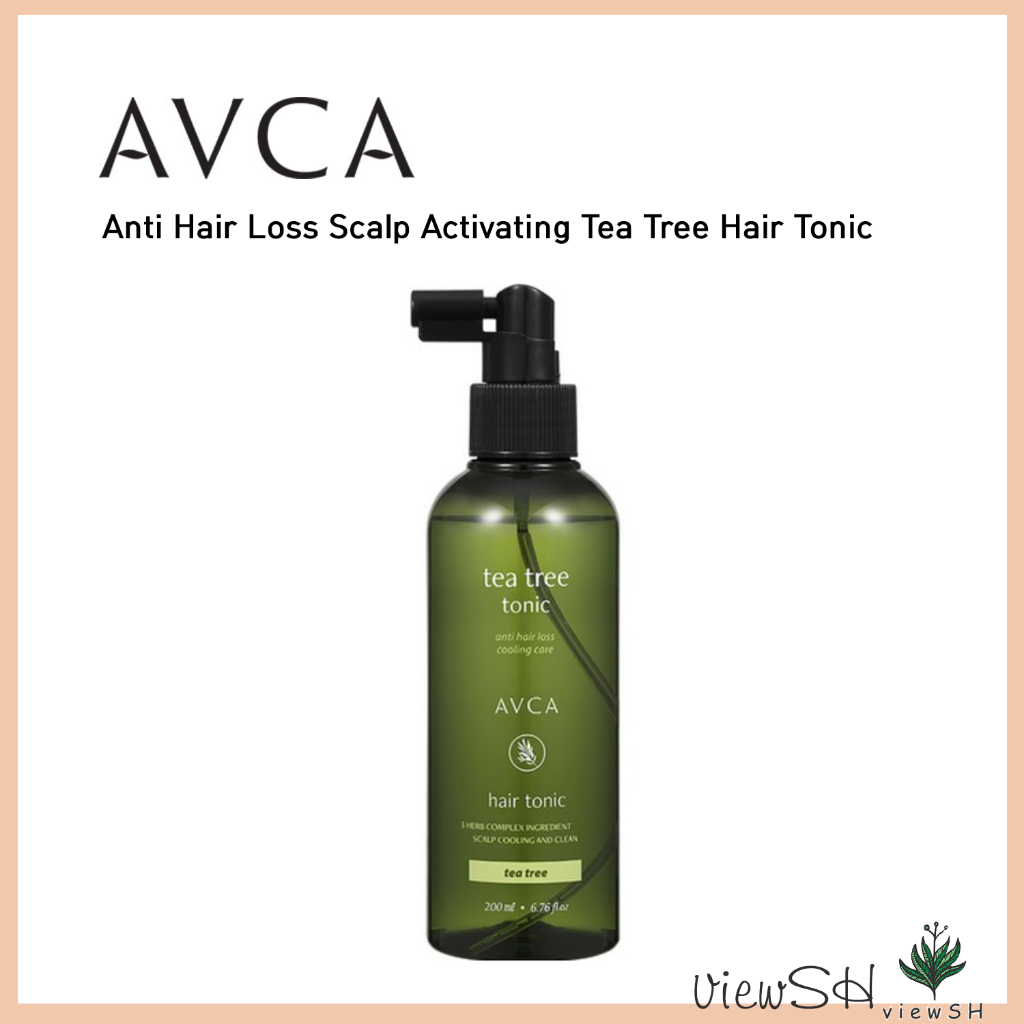 [AVCA] Anti Hair Loss Scalp Activating Tea Tree Hair Tonic 200ml, Scalp ...