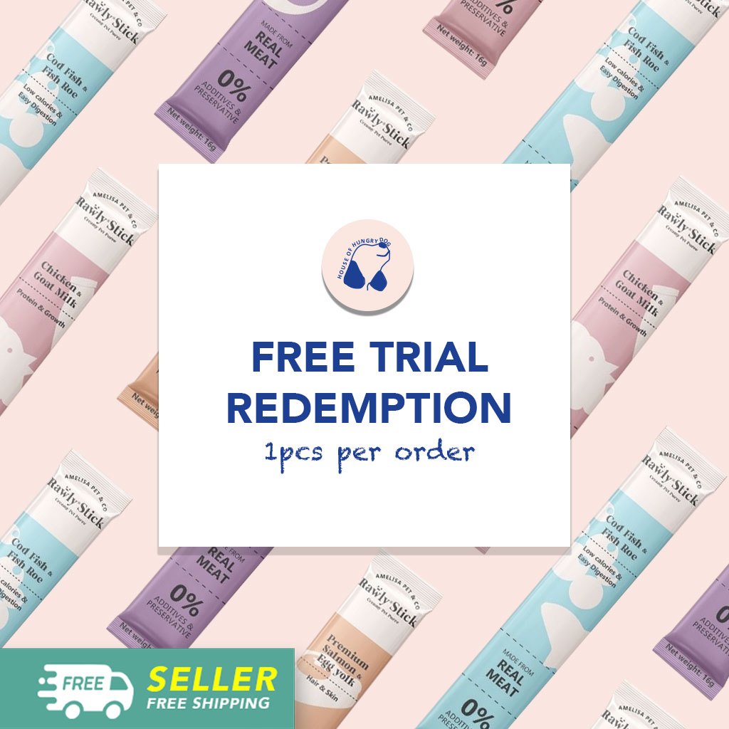[Free Trial Redemption- 1 Per Order] Amelisa Pet & Co Rawly Stick Puree ...