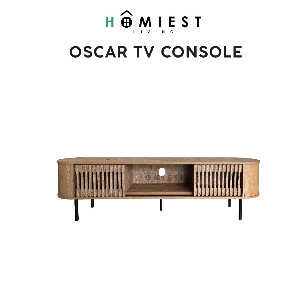 [HOMIEST] Oscar Living Room Bundle in Oat | TV Console / Cabinet ...