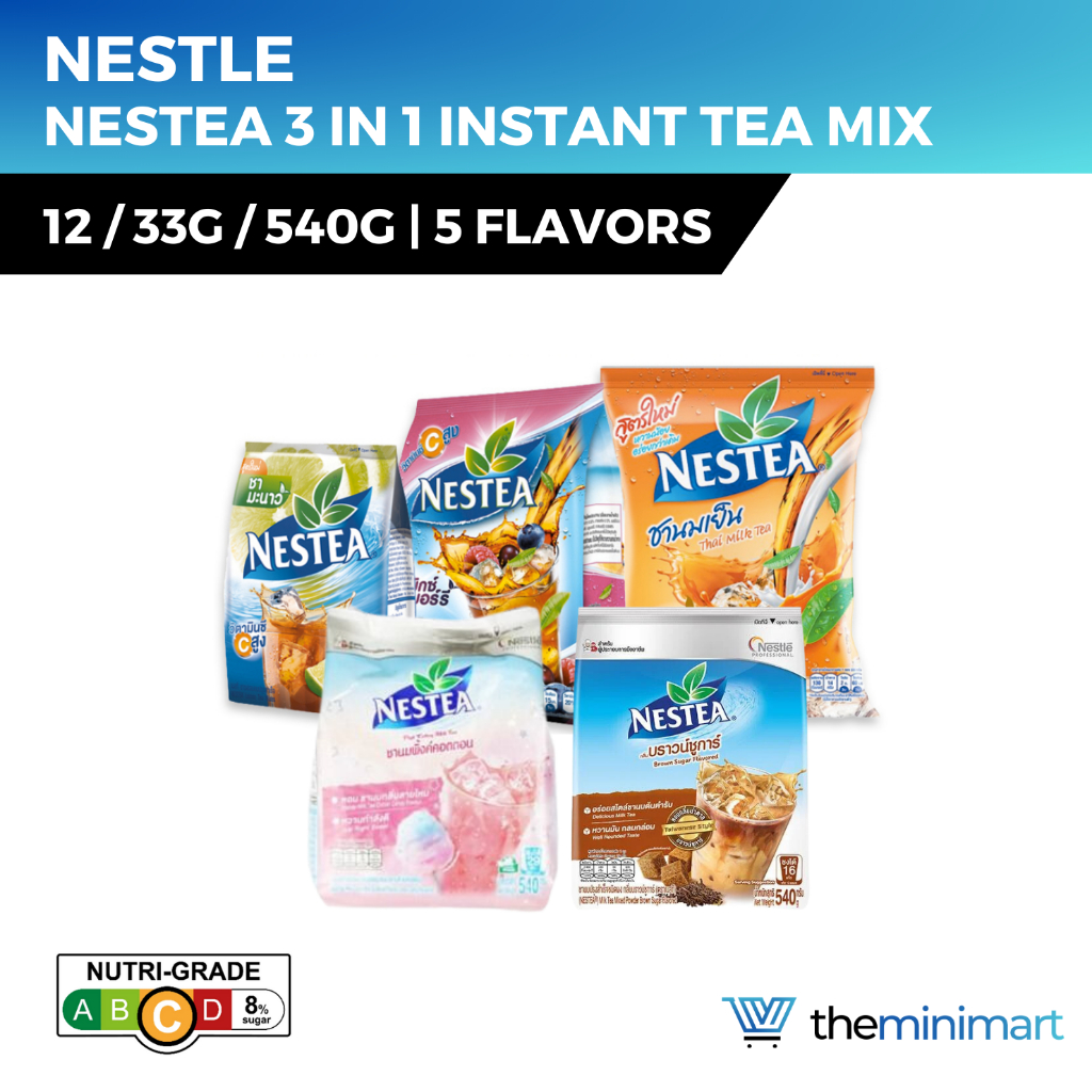 Nestle Nestea 3in1 - Halal Instant Milk Tea & Iced Tea, Refreshing ...