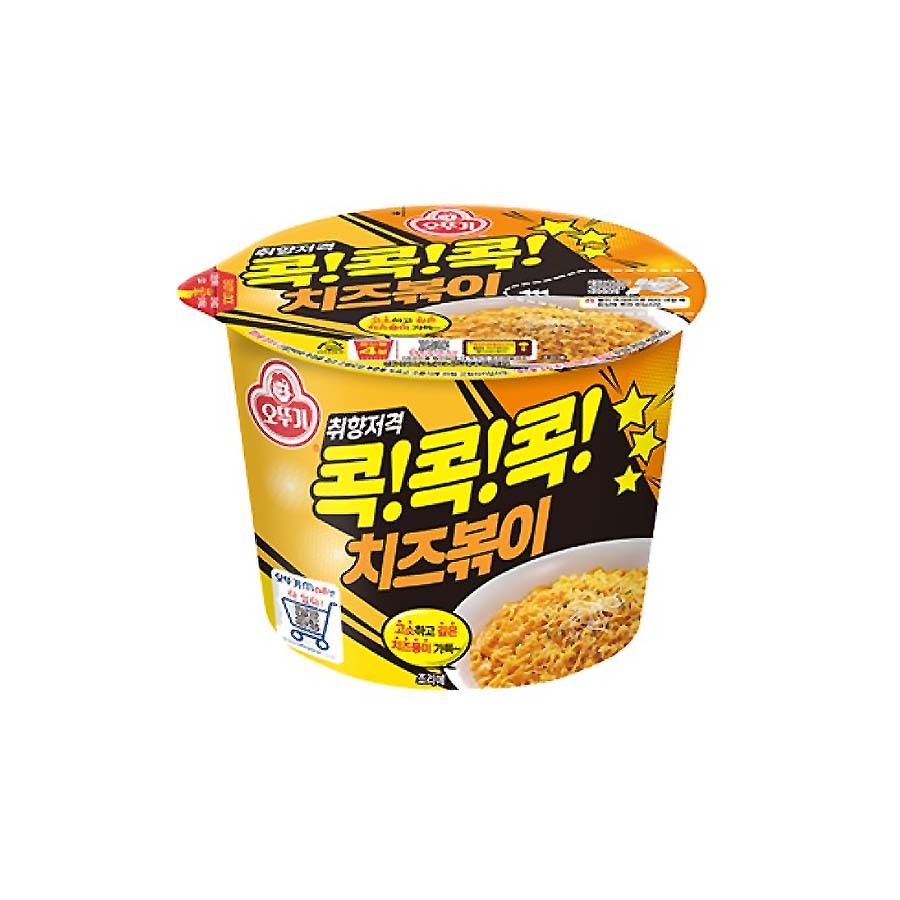 [Ottogi] Cheese Bokki Bowl 95g / 오뚜기 콕콕콕 치즈볶이 95g / Korean Noodle ...