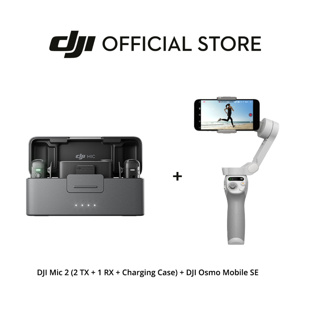 DJI Mic 2 - Wireless Microphone | High-Quality Audio Recording ...
