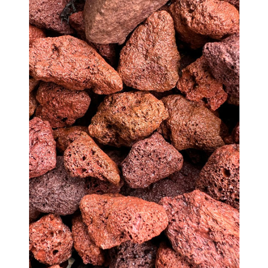 1kg Red Volcanic Rock Lava Rock Soil Amendment Decoration Plant ...